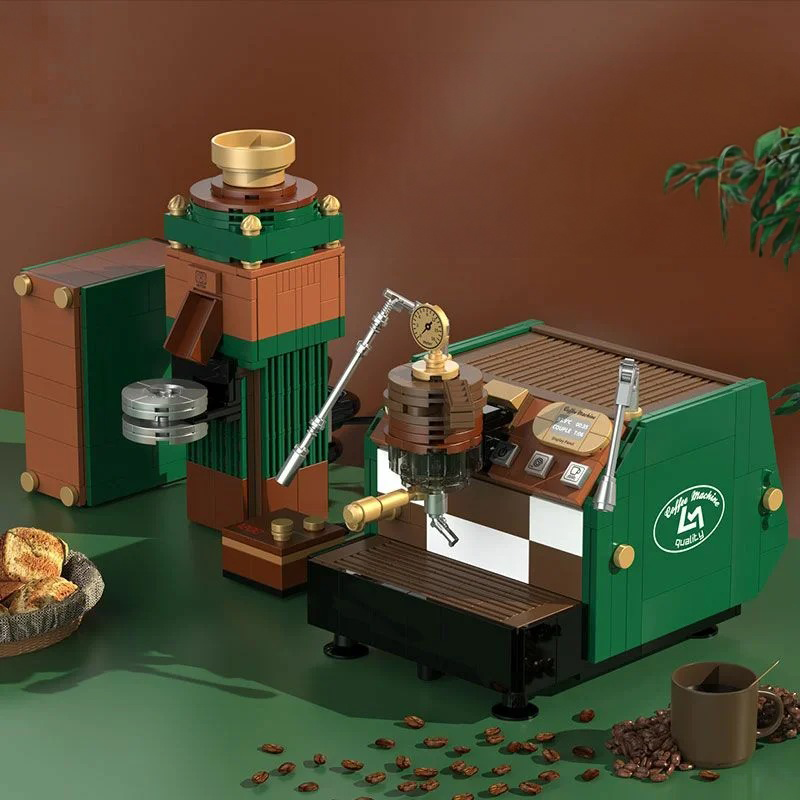 BLOCK COFFEE Vintage Green Machine(Set 16807) – Brick Journey