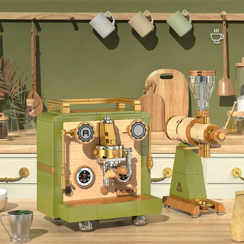 BLOCK COFFEE Machine(set 16801) – Brick Journey